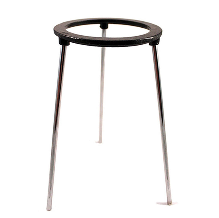4.25 x 9" Cast Iron Tripod Stand Straight Legs | Avogadro's Lab Supply