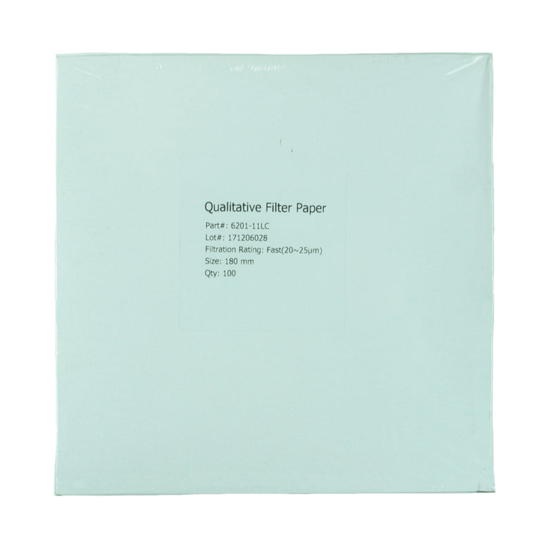 Filter Paper 18 cm 100 Discs Qualitative Fast 101 | Avogadro's Lab Supply