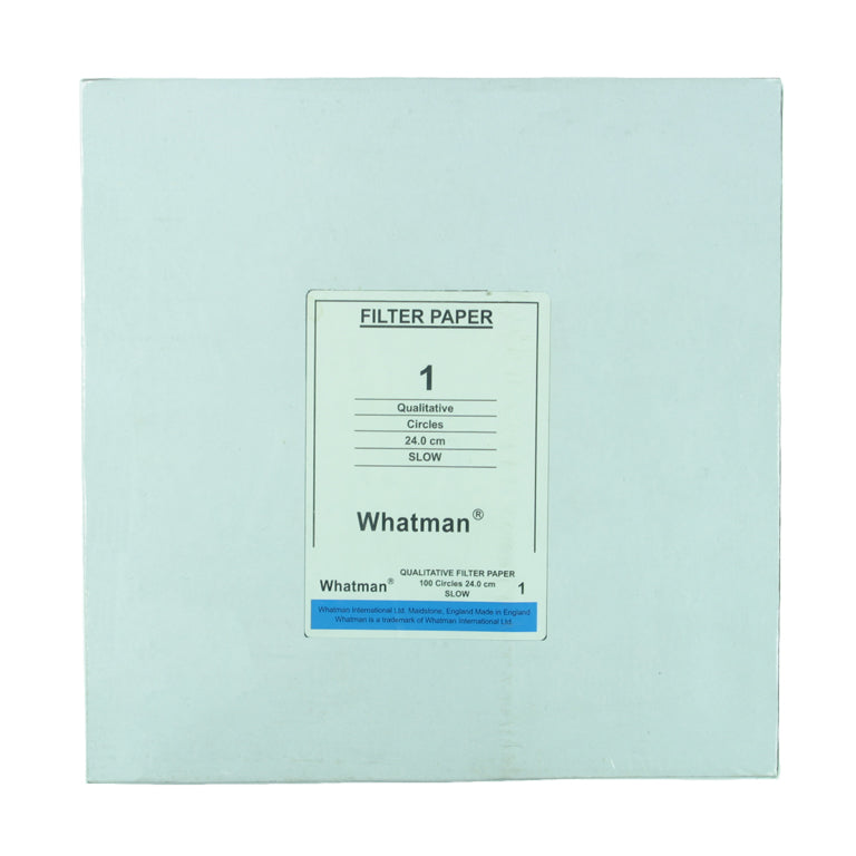 Filter Paper 24 cm 100 Discs Qualitative Fast 101 | Avogadro's Lab Supply