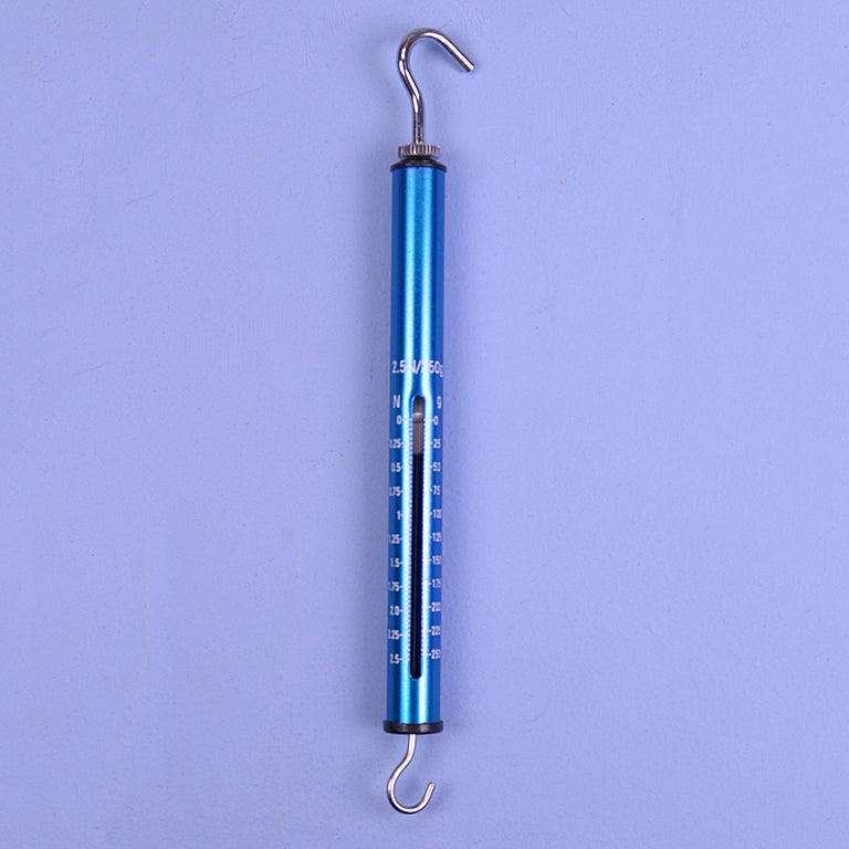 Aluminum Spring Scale 250 g / 2.5 Newtons | Avogadro's Lab Supply