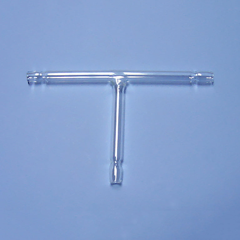 8 mm "T" Borosilicate Tubing Connector | Avogadro's Lab Supply