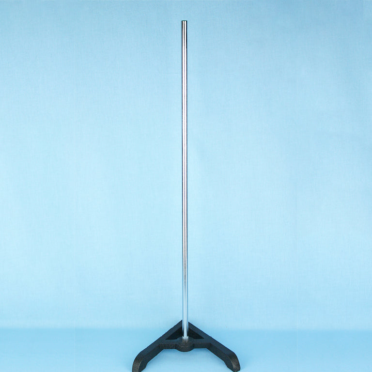 Cast Iron A Shaped Support Stand w/ 7/16 x 23" Rod | Avogadro's Lab Supply