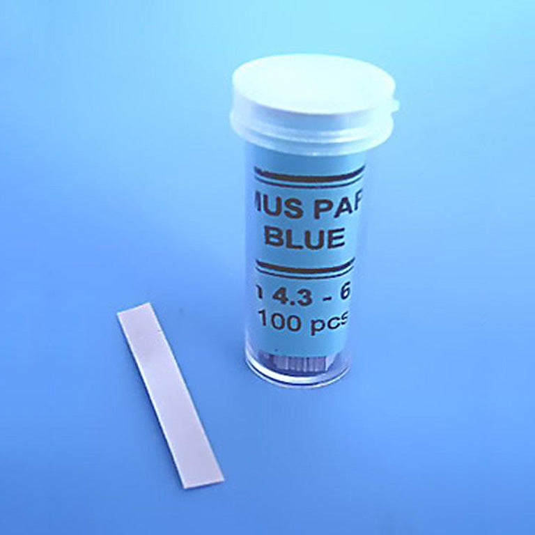 Blue Litmus Paper pH 4.3 - 6.8 | Avogadro's Lab Supply