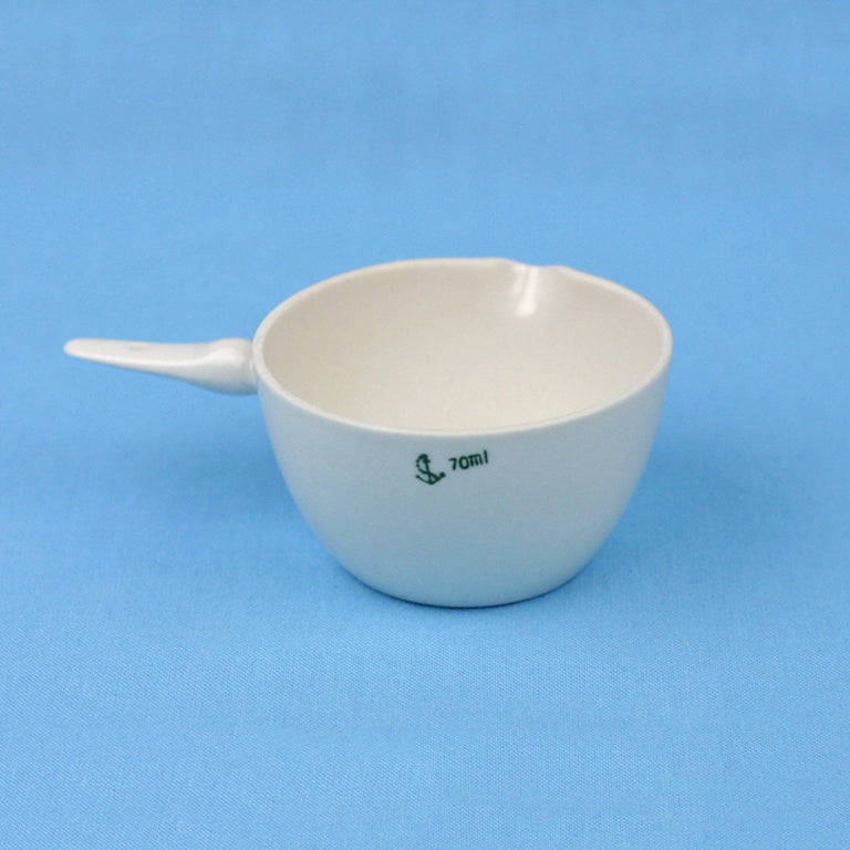 70 mL Porcelain Cassrole | Avogadro's Lab Supply