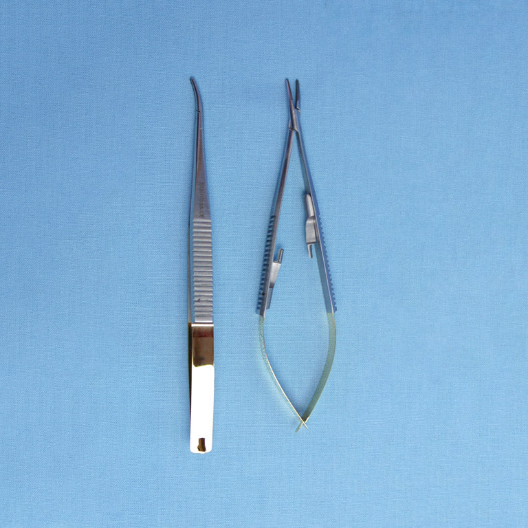 Castro Viejo Needle Holder Tungsten Carbide Curved 5.5" | Avogadro's ...