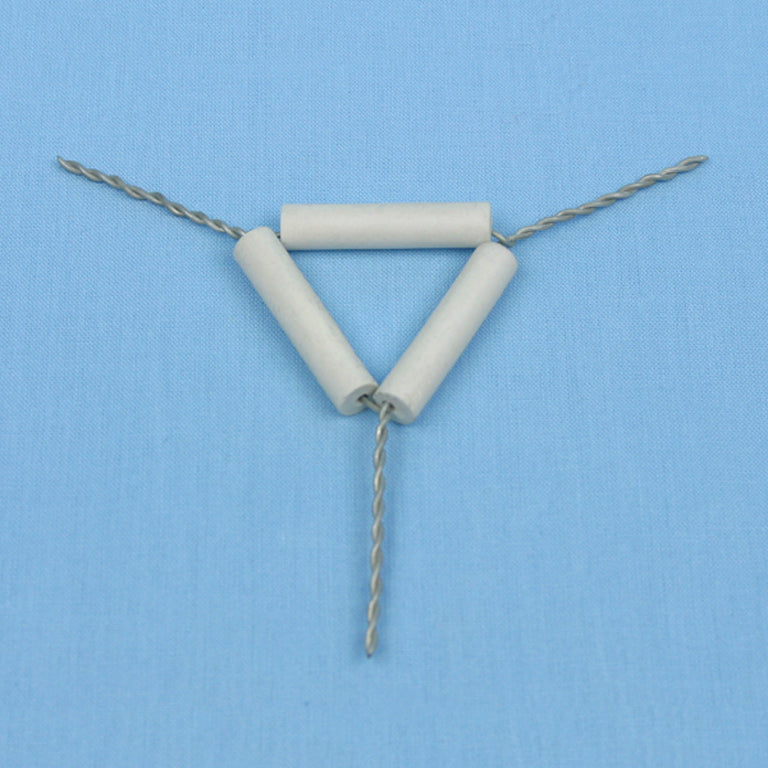 1.5" Pipe Stem Clay Triangle | Avogadro's Lab Supply