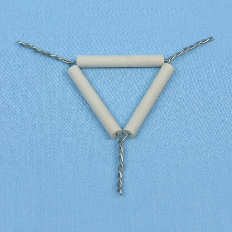 2.0" Pipe Stem Clay Triangle | Avogadro's Lab Supply