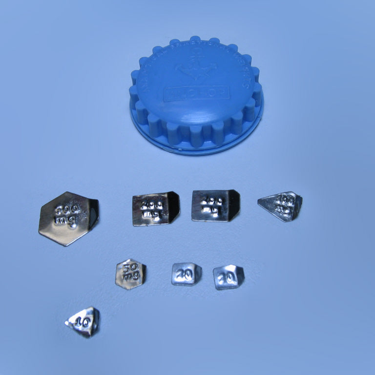 Milligram Calibration Weight Set 10 mg to 500 mg (Round) | Avogadro's ...